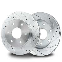 China Front Drilled Disc Brake Rotors for Chevrolet Silverado 1500 Cadillac Escalade for sale
