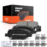 China 4pcs Rear Driver & Passenger Ceramic Brake Pads with Sensor for Ford Explorer Taurus 2013-2019 Lincoln MKS 13-16 MKT for sale