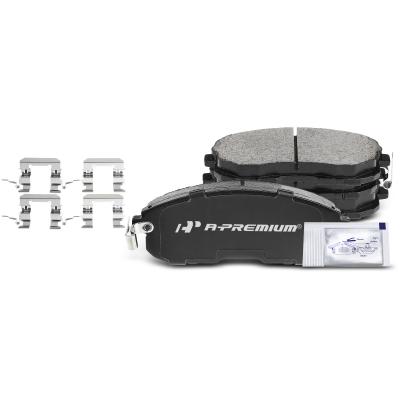 China 4pcs Front Driver & Passenger Ceramic Brake Pads with Sensor for INFINITI G20 Nissan Altima Juke Versa Suzuki SX4 for sale