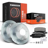 China Rear Drilled Rotors & Ceramic Brake Pads for Chrysler Sebring Dodge Avenger for sale
