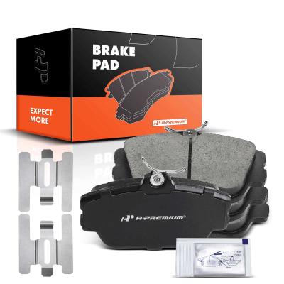 China 4pcs Front Driver & Passenger Ceramic Brake Pads with Sensor for Ford Taurus Lincoln Mark VIII Mercury Cougar for sale
