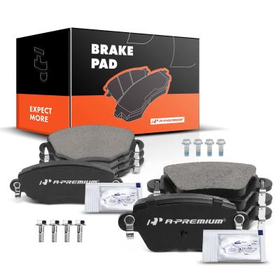 China 8pcs Front & Rear Ceramic Brake Pads with Sensor for Jaguar X-Type 2002 2003 2004 for sale