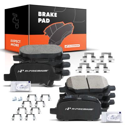China 8pcs Front & Rear Ceramic Brake Pads  for Toyota Avalon 2000-2004 Camry 00-01 Solara for sale