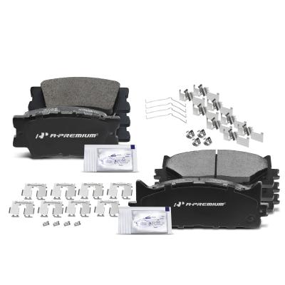 China 8pcs Front & Rear Ceramic Brake Pads  for Toyota Camry Avalon Lexus ES300h ES350 07-18 for sale