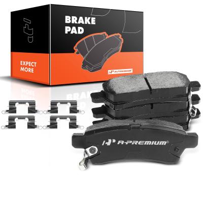 China 4pcs Rear Driver & Passenger Ceramic Brake Pads with Sensor for Nissan Frontier 2005-2019 Xterra Suzuki Equator for sale