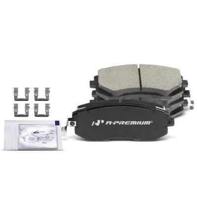 China 4pcs Front Driver & Passenger Ceramic Brake Pads with Sensor for Saab 9-2X Subaru Forester Impreza Legacy Outback for sale