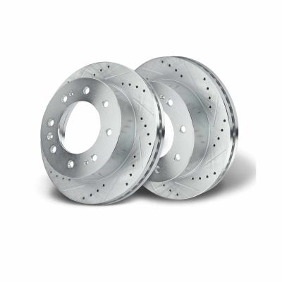 China Front Drilled Brake Rotors for Chevy Silverado 2500 3500 HD GMC Sierra 2500 HD for sale