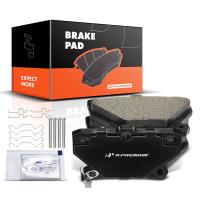 China 4pcs Rear Driver & Passenger Ceramic Brake Pads with Sensor for Toyota Corolla 05-06 Matrix 03-07 Pontiac Vibe 03-06 for sale