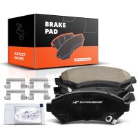 China 4pcs Front Driver & Passenger Ceramic Brake Pads with Sensor for Buick Century Cadillac Deville Chevrolet Pontiac for sale
