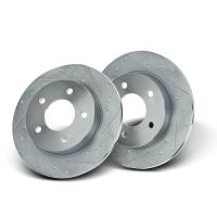 China Rear Drilled Brake Rotors for Mazda 3 2004-2013 L4 2.0L for sale