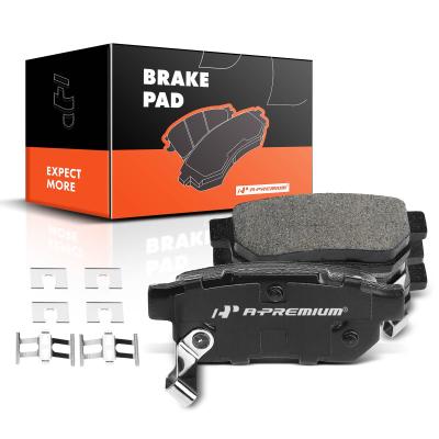 China 4pcs Rear Driver & Passenger Ceramic Brake Pads with Sensor for Acura Integra 90-01 Honda Civic 92-95 99-01 Prelude for sale