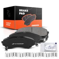 China 4pcs Front Driver & Passenger Ceramic Brake Pads with Sensor for Cadillac CTS 2008-2014 for sale