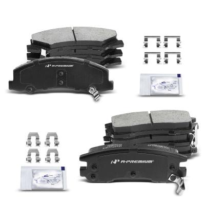 China 8pcs Front & Rear Ceramic Brake Pads with Sensor for Buick Allure LaCrosse 08-09 Chevrolet Impala for sale