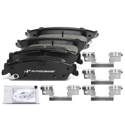 China 4pcs Rear Driver & Passenger Ceramic Brake Pads with Sensor for Cadillac Escalade Chevrolet Silverado 1500 GMC Yukon for sale