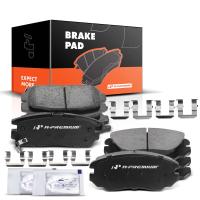 China 8pcs Front & Rear Ceramic Brake Pads with Sensor for Chevrolet Equinox GMC Terrain 2010-2017 for sale