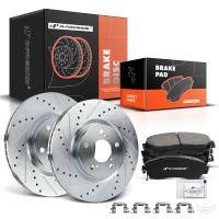 China Front Drilled Rotors & Ceramic Brake Pads for Honda Odyssey 2011-2014 for sale