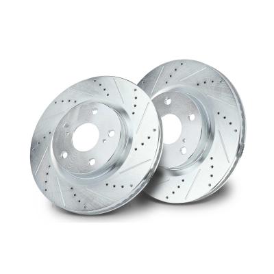 China Front Drilled Brake Rotors for Toyota RAV4 Lexus ES300h Scion Pontiac for sale