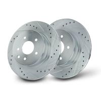 China Rear Drilled Brake Rotors for Nissan Maxima 2009-2014 2016-2017 2019 3.5L for sale