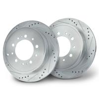 China Rear Drilled Brake Rotors for Toyota Land Cruiser Tundra Sequoia Lexus for sale