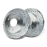 China Front Drilled Brake Rotors for Cadillac Escalade Chevy Tahoe GMC Yukon for sale