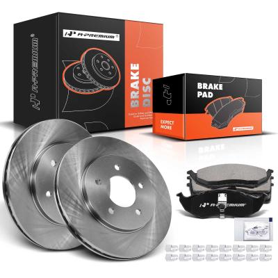 China Front Disc Brake Rotors & Ceramic Brake Pads for Dodge Caravan Chrysler for sale
