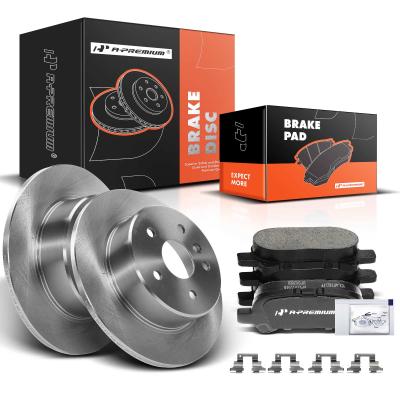 China Rear Disc Brake Rotors & Ceramic Brake Pads for Toyota Avalon 2000-2004 V6 3.0L for sale