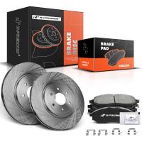 China Front Disc Brake Rotors & Ceramic Brake Pads for Nissan Pathfinder 2008-2012 5.6L for sale
