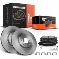 China Front Disc Brake Rotors & Ceramic Brake Pads for Acura CSX 2007-2010 Honda Civic for sale