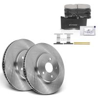 China Front Disc Brake Rotors & Ceramic Brake Pads for Lexus LS430 2001-2006 Base 4.3L for sale