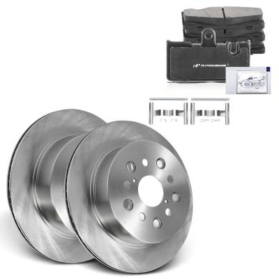 China Rear Disc Brake Rotors & Ceramic Brake Pads for Lexus LS430 2001-2006 V8 4.3L for sale