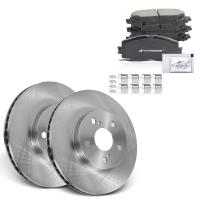 China Front Disc Brake Rotors & Ceramic Brake Pads for Lexus CT200h Toyota Prius 1.8L for sale
