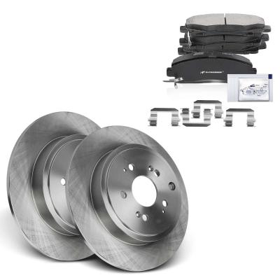 China Front Disc Brake Rotors & Ceramic Brake Pads for Honda Ridgeline 2006-2011 3.5L for sale