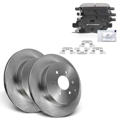 China Rear Disc Brake Rotors & Ceramic Brake Pads for Nissan Pathfinder 2005-2012 4.0L for sale