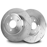 China Rear Drilled Disc Brake Rotors for Chrysler 05-21 Dodge Challenger 09-21Charger for sale