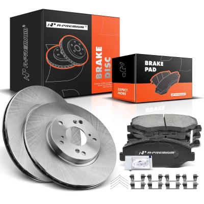 China Front Disc Brake Rotors & Ceramic Brake Pads for Honda Accord 2003-2017 Element for sale