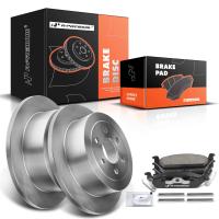 China Rear Disc Brake Rotors & Ceramic Brake Pads for Dodge Dakota 2003-2004 2WD 4WD for sale