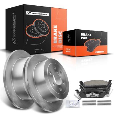 China Rear Disc Brake Rotors & Ceramic Brake Pads for Dodge Dakota 2003-2004 2WD 4WD for sale