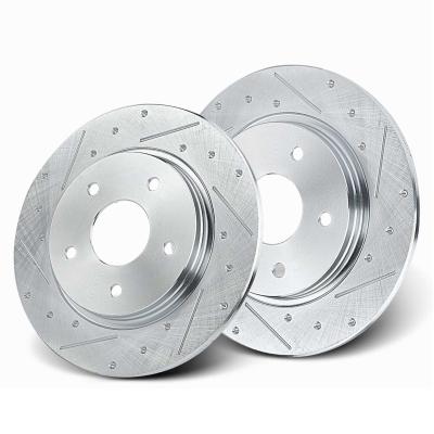 China Rear Drilled Disc Brake Rotors for Chrysler Town & Country Dodge Grand Caravan for sale