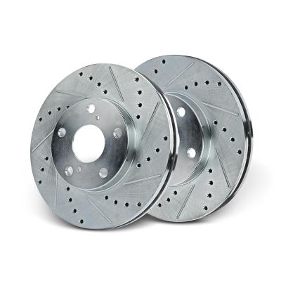 China Front Drilled Brake Rotors for Toyota Camry 1992-2006 Solara Avalon Lexus ES300 for sale