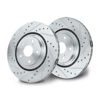 China Front Drilled Brake Rotors for Toyota Highlander Sienna Lexus NX200t for sale