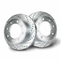 China Front Drilled Brake Rotors for Ford Excursion F-250 F-350 Super Duty for sale