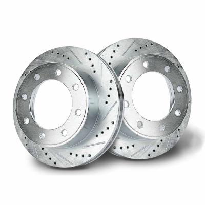 China Front Drilled Brake Rotors for Ford Excursion F-250 F-350 Super Duty for sale