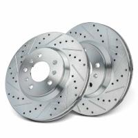 China Front Drilled Brake Rotors for Chevrolet Impala Limited Buick Lucerne for sale