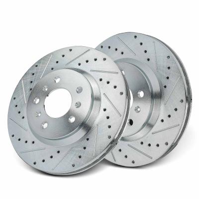 China Front Drilled Brake Rotors for Chevrolet Impala Limited Buick Lucerne for sale