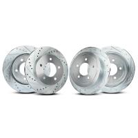 China Front & Rear Drilled Brake Rotors for Ford F-150 2000-2003 4WD 5 Lugs for sale