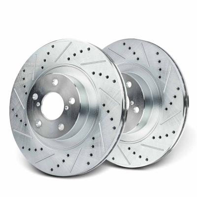 China Front Drilled Brake Rotors for Subaru Forester 2009-2018 BRZ Crosstrek Legacy for sale
