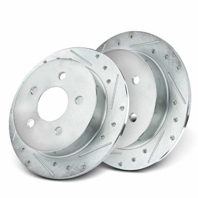 China Front Drilled Brake Rotors for Volvo S60 2001-2009 S80 1999-2006 V70 XC70 for sale