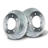 China Rear Drilled Brake Rotors for Ford Excursion 00-05 F-250 Super Duty 99-04 for sale