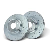 China Front Drilled Brake Rotors for BMW E92 E84 335i 2007-2013 335d 335is X1 13-15 for sale