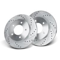 China Front Drilled Brake Rotors for Ford F-150 1997-2004 4WD with 5-Lug for sale